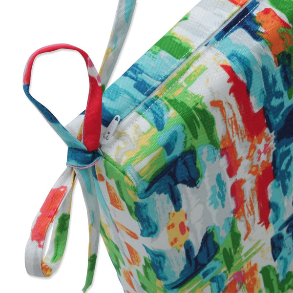 Abstract Reflections Multi Square Corner Seat Cushions - 20" x 20 ...
