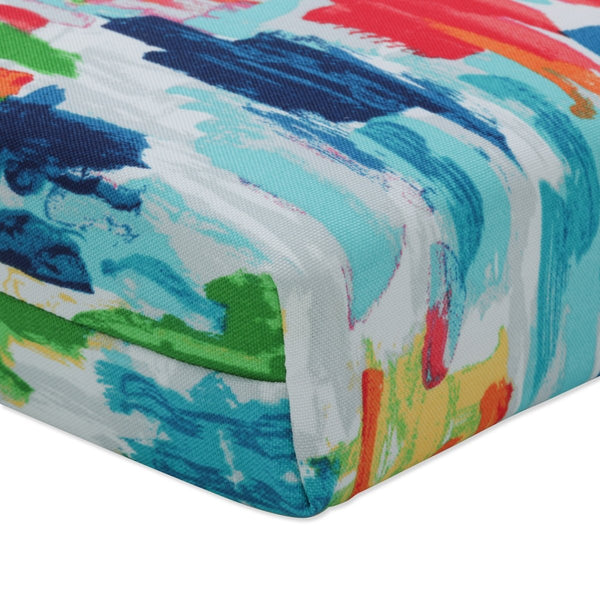 Abstract Reflections Multi Square Corner Seat Cushions - 20" x 20 ...