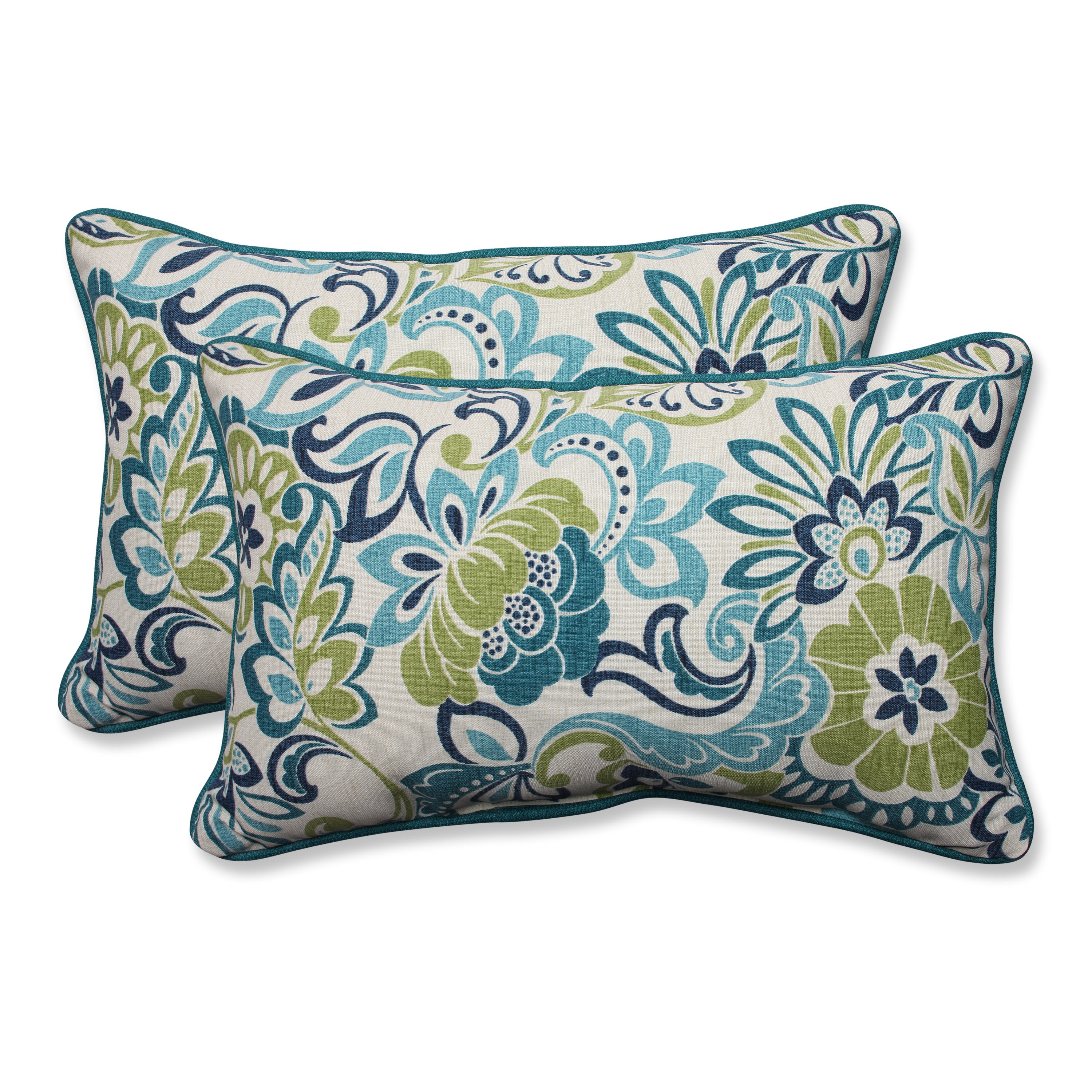 Zoe Mallard Rectangular Throw Pillow (Set Of 2) - Pillow Perfect