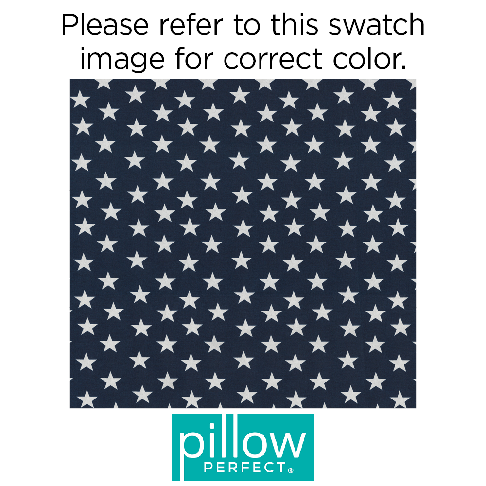 Outdoor/Indoor Macey Americana Blue Bench Cushion 18 in. L X 45 in. W X ...