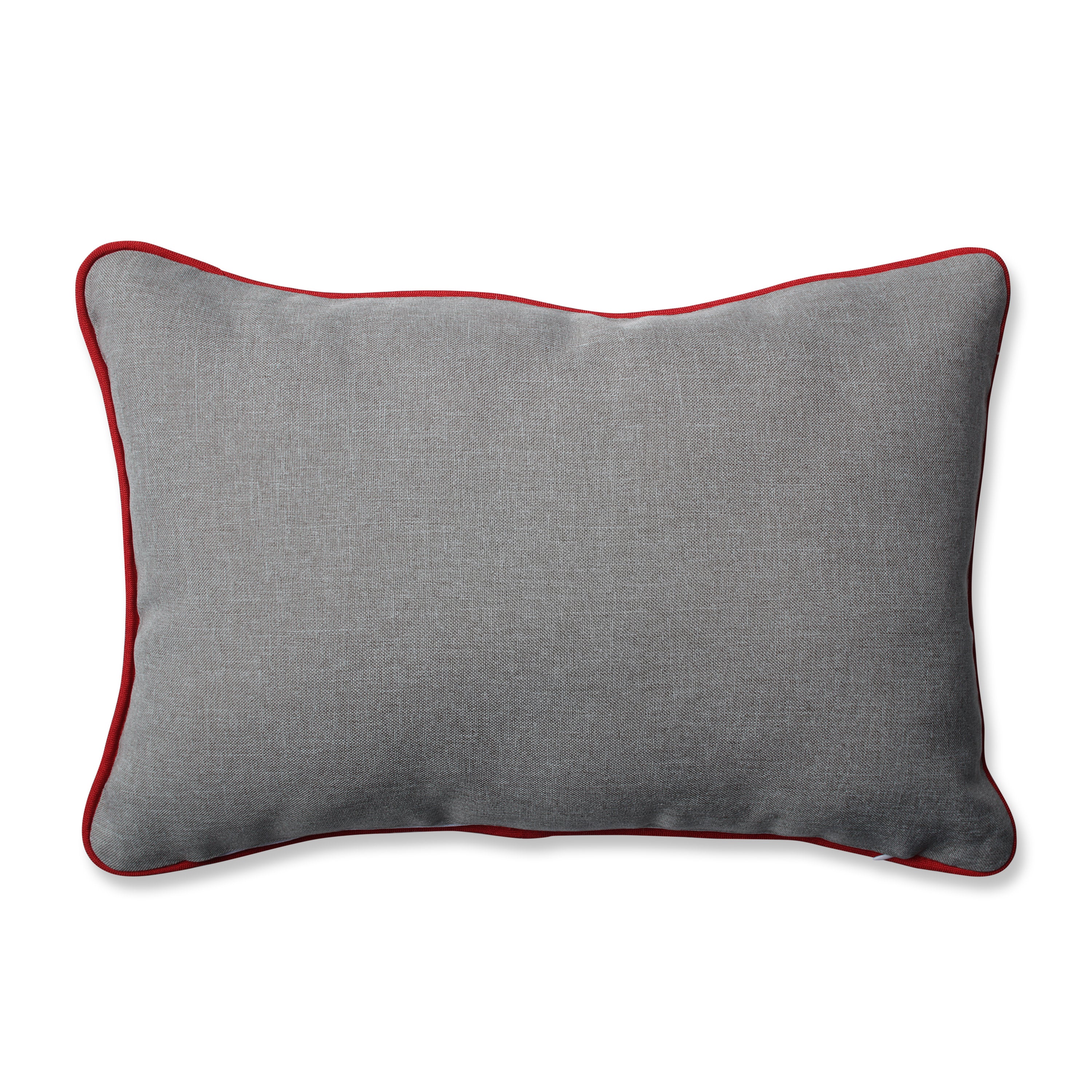 Indoor White Christmas Grey Rectangular Throw Pillow - Pillow Perfect