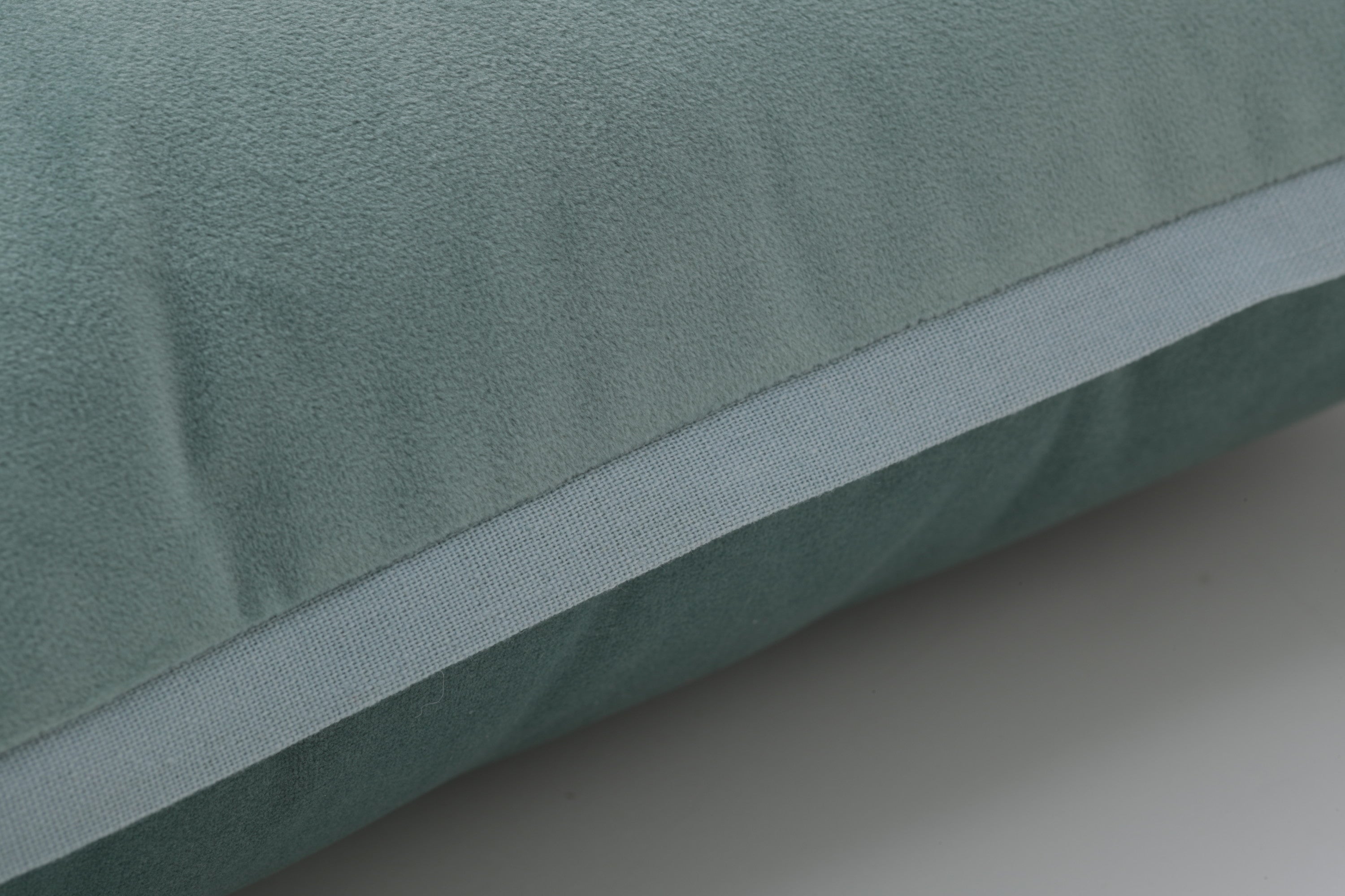 Indoor Velvet Flange Ice Blue 18-Inch Throw Pillow - Pillow Perfect