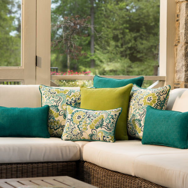 Zoe Mallard Rectangular Throw Pillow (Set Of 2) - Pillow Perfect